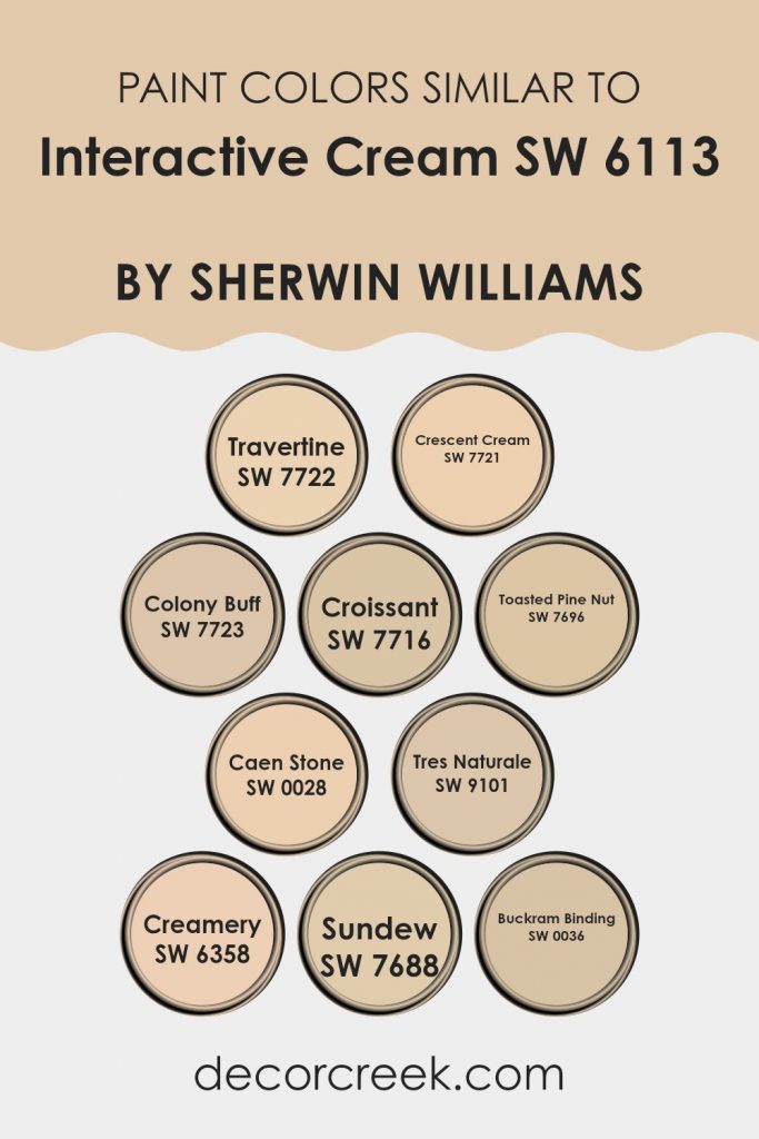 Interactive Cream SW 6113 Paint Color by Sherwin Williams - DecorCreek