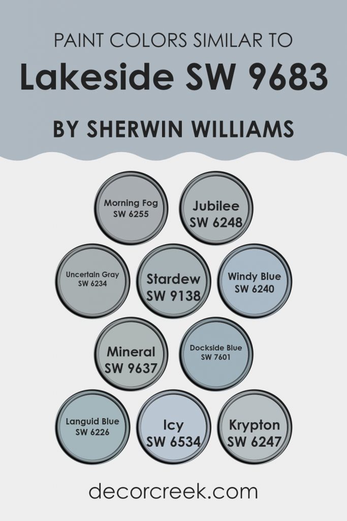 Lakeside SW 9683 Paint Color by Sherwin Williams - DecorCreek