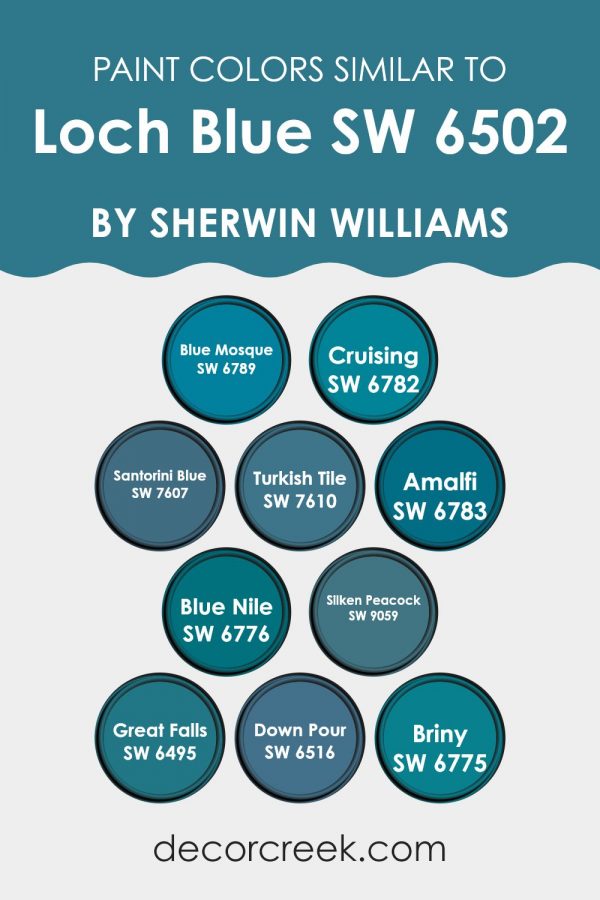 Loch Blue SW 6502 Paint Color by Sherwin Williams - DecorCreek