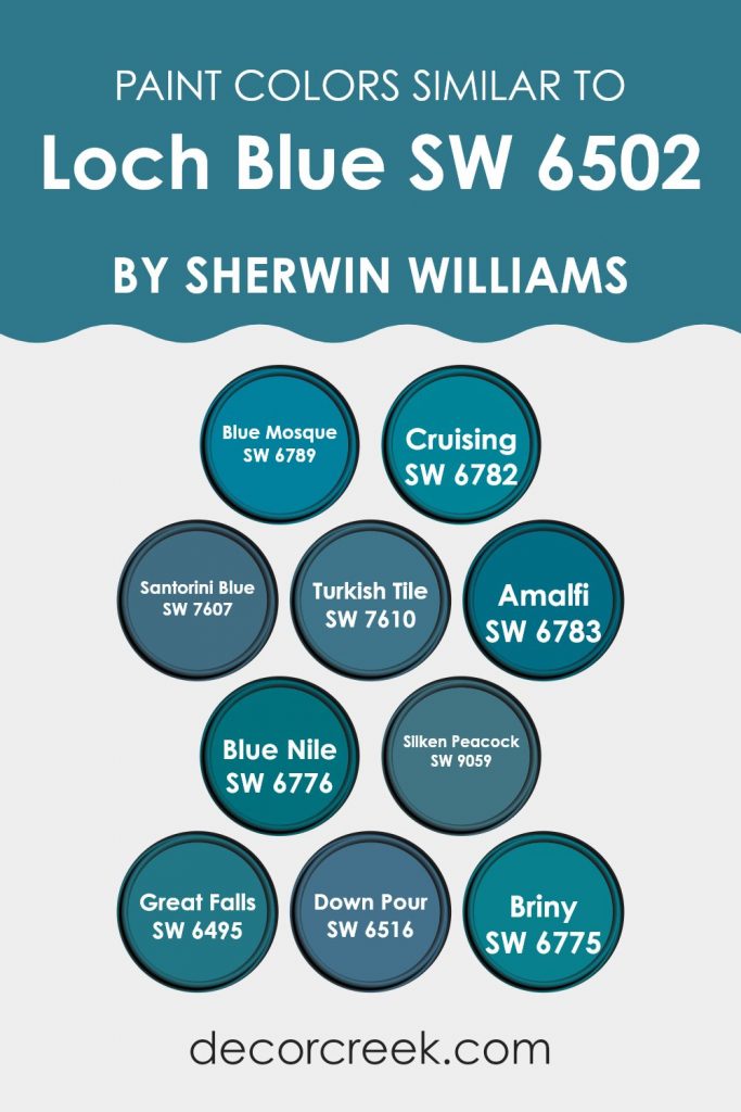 Loch Blue SW 6502 Paint Color by Sherwin Williams - DecorCreek
