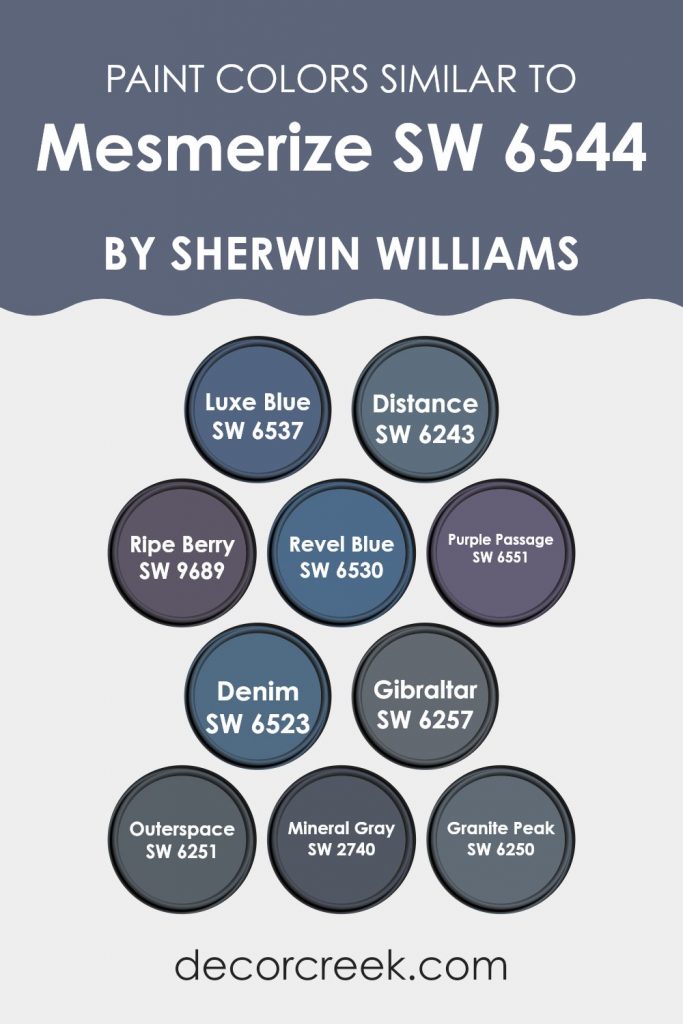 Mesmerize SW 6544 Paint Color by Sherwin Williams - DecorCreek