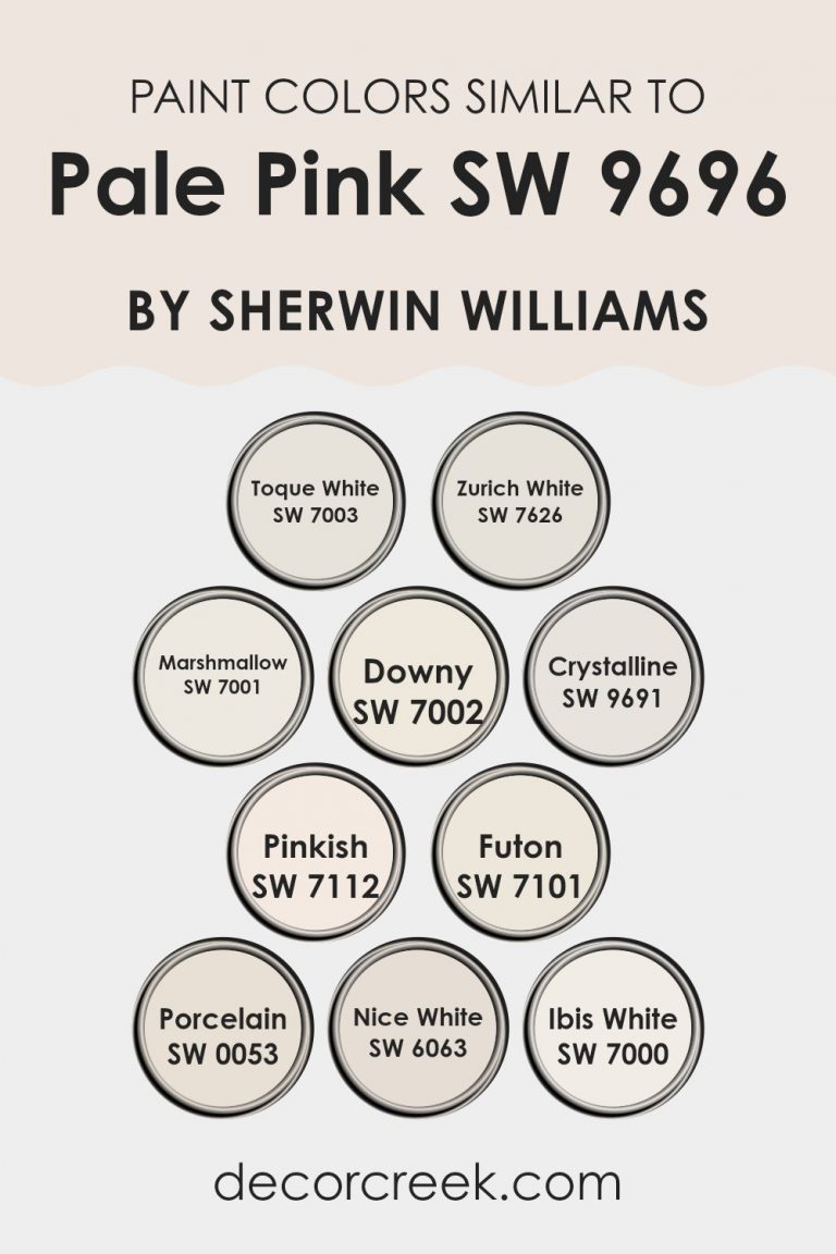 Pale Pink SW 9696 Paint Color by Sherwin Williams - DecorCreek