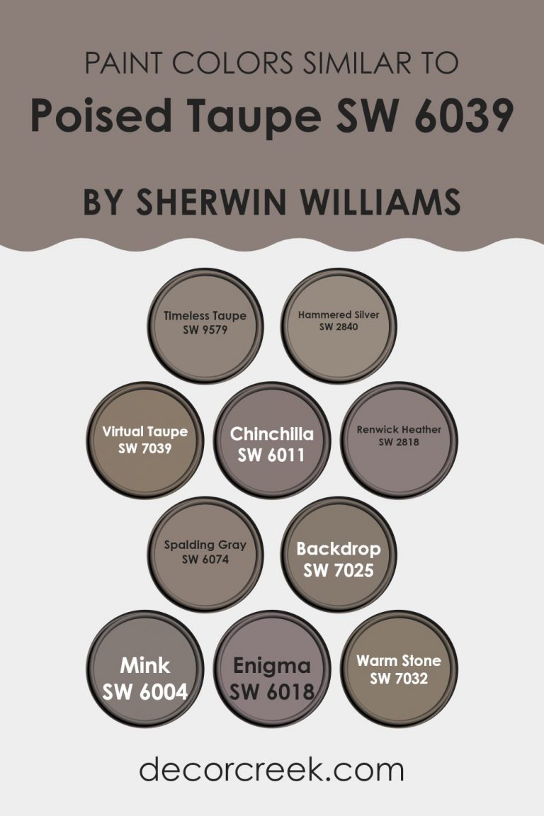 Poised Taupe SW 6039 Paint Color by Sherwin Williams - DecorCreek