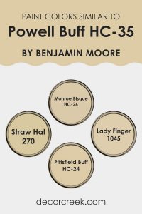 Powell Buff HC-35 Paint Color by Benjamin Moore - DecorCreek