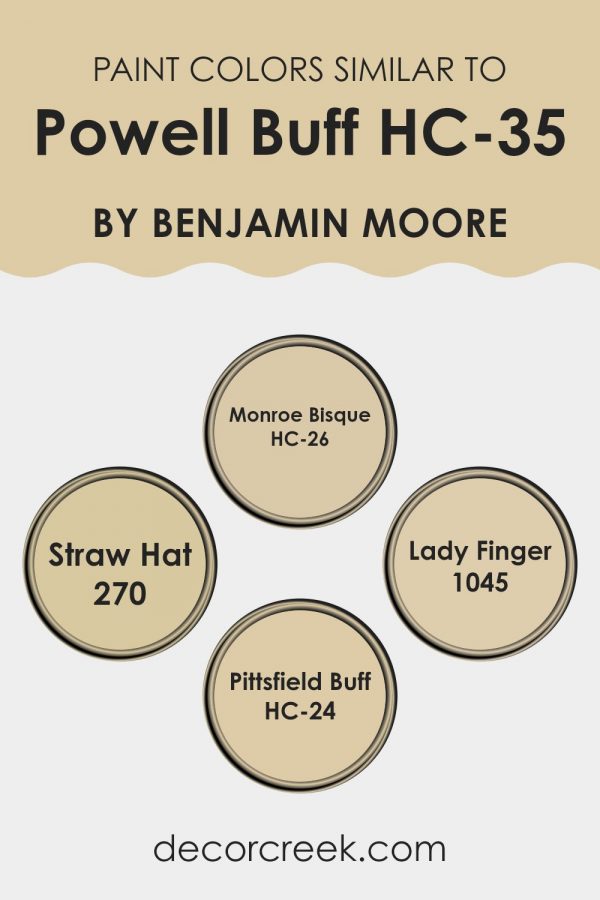 Powell Buff HC-35 Paint Color by Benjamin Moore - DecorCreek