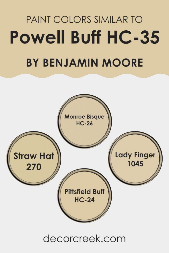 Powell Buff HC-35 Paint Color by Benjamin Moore - DecorCreek