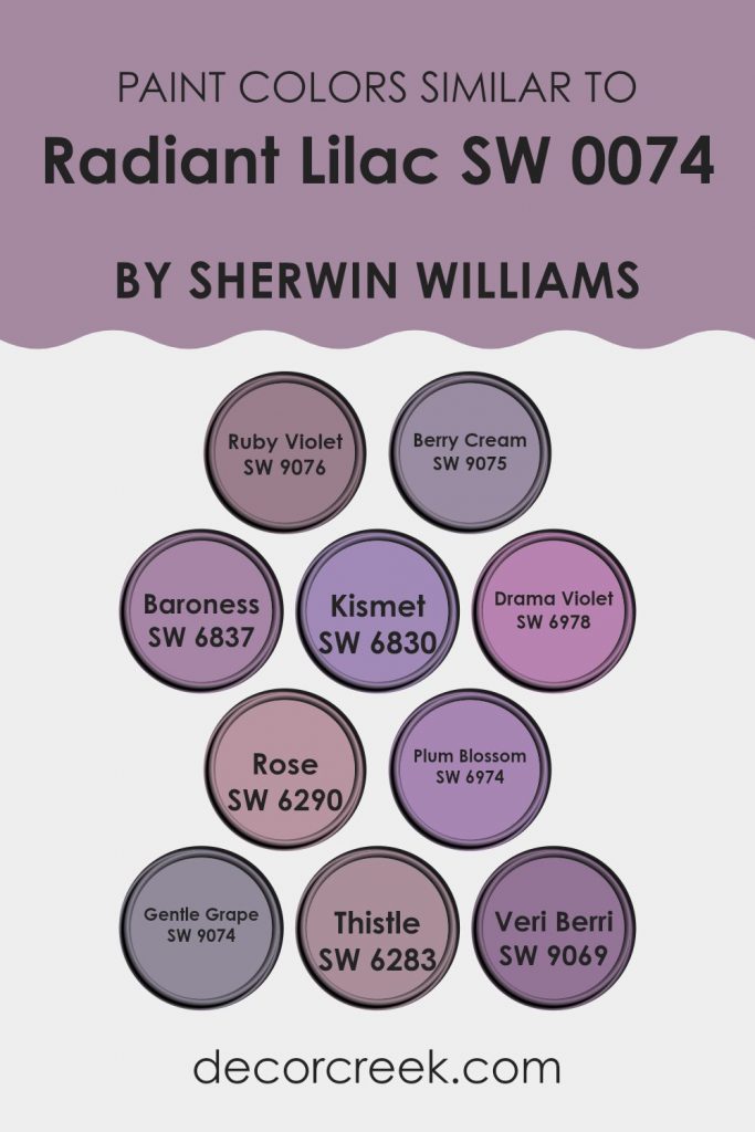 Radiant Lilac SW 0074 Paint Color by Sherwin Williams - DecorCreek