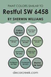 Restful SW 6458 Paint Color by Sherwin Williams - DecorCreek