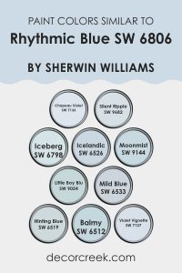 Rhythmic Blue SW 6806 Paint Color by Sherwin Williams - DecorCreek
