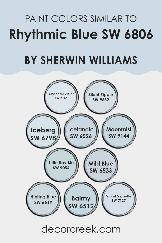 Rhythmic Blue SW 6806 Paint Color by Sherwin Williams - DecorCreek
