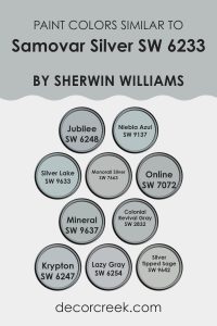 Samovar Silver SW 6233 Paint Color by Sherwin Williams - DecorCreek