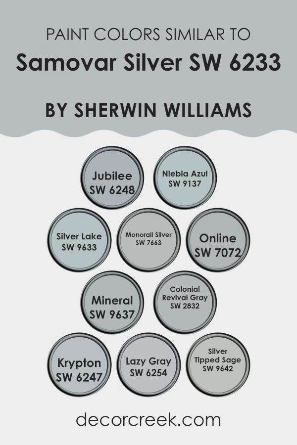 Samovar Silver SW 6233 Paint Color by Sherwin Williams - DecorCreek