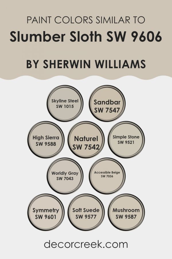 Slumber Sloth SW 9606 Paint Color by Sherwin Williams - DecorCreek