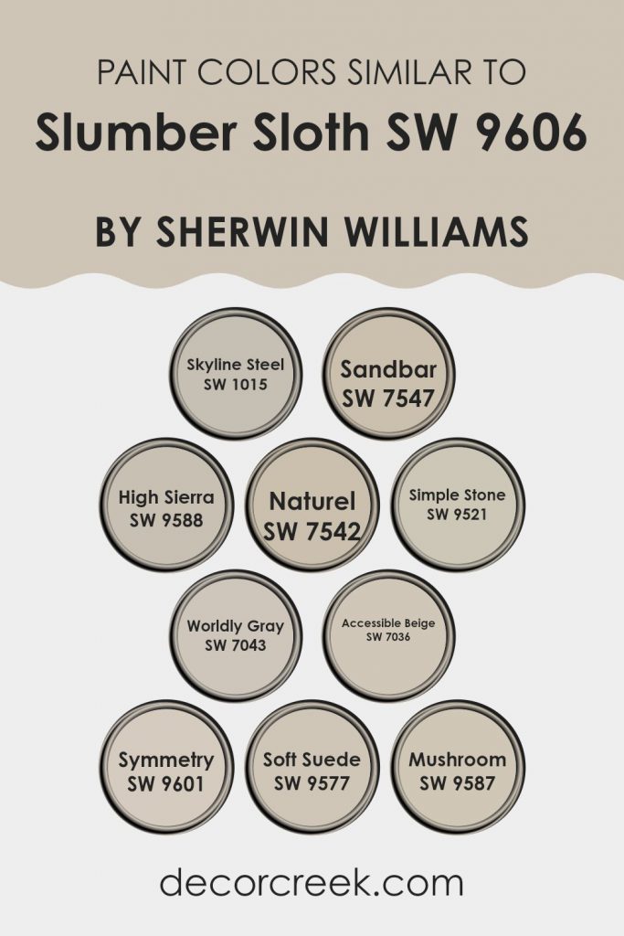 Slumber Sloth SW 9606 Paint Color by Sherwin Williams - DecorCreek