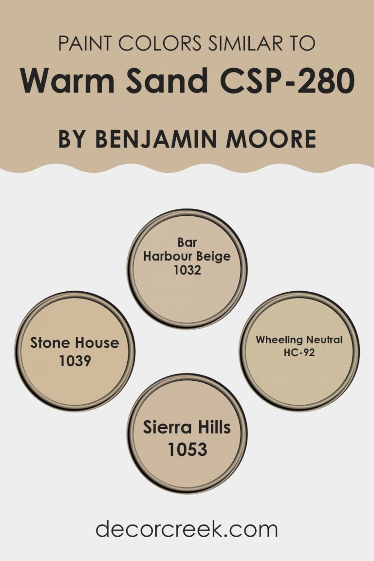 Warm Sand CSP-280 Paint Color by Benjamin Moore - DecorCreek