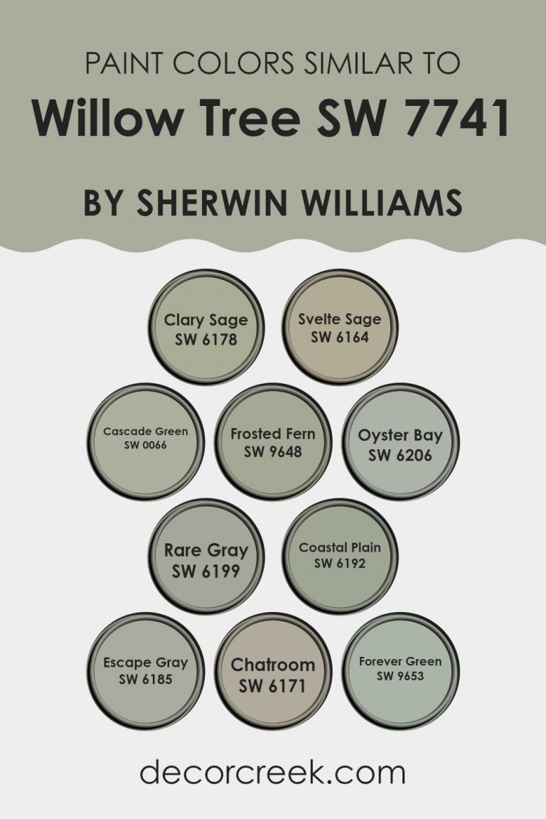 Willow Tree SW 7741 Paint Color by Sherwin Williams - DecorCreek