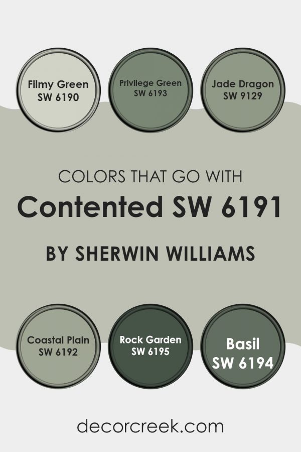Contented SW 6191 Paint Color by Sherwin Williams - DecorCreek