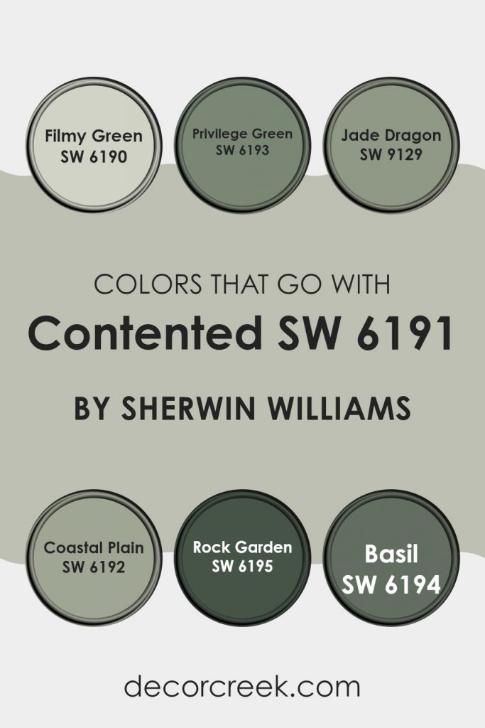 Contented SW 6191 Paint Color by Sherwin Williams - DecorCreek