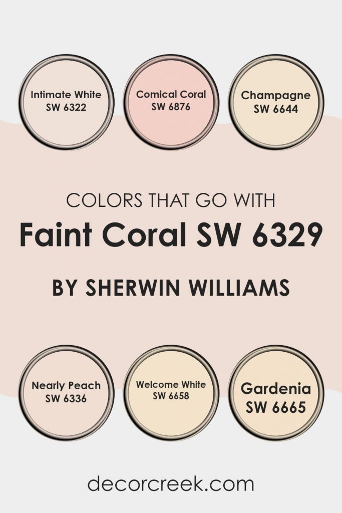 Faint Coral SW 6329 Paint Color by Sherwin Williams - DecorCreek