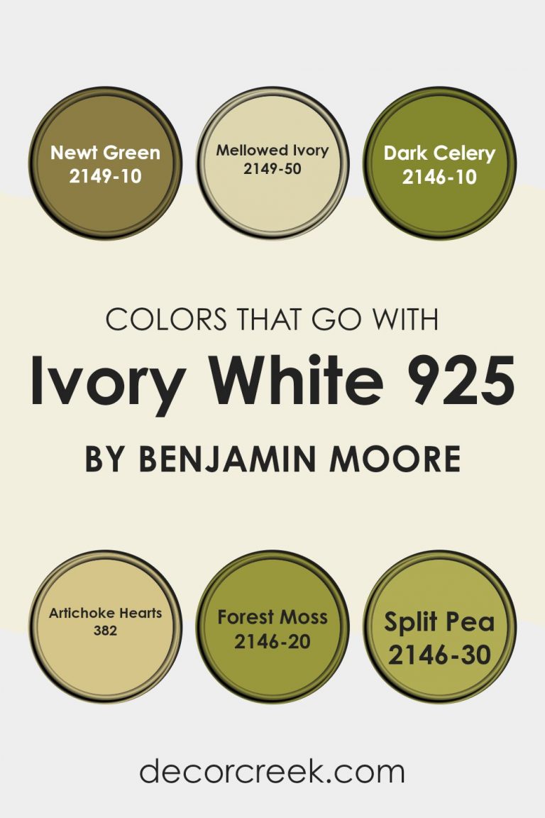 Ivory White 925 Paint Color by Benjamin Moore - DecorCreek