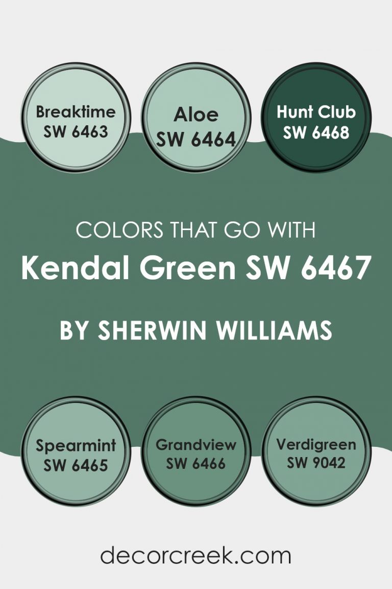 Kendal Green SW 6467 Paint Color by Sherwin Williams - DecorCreek