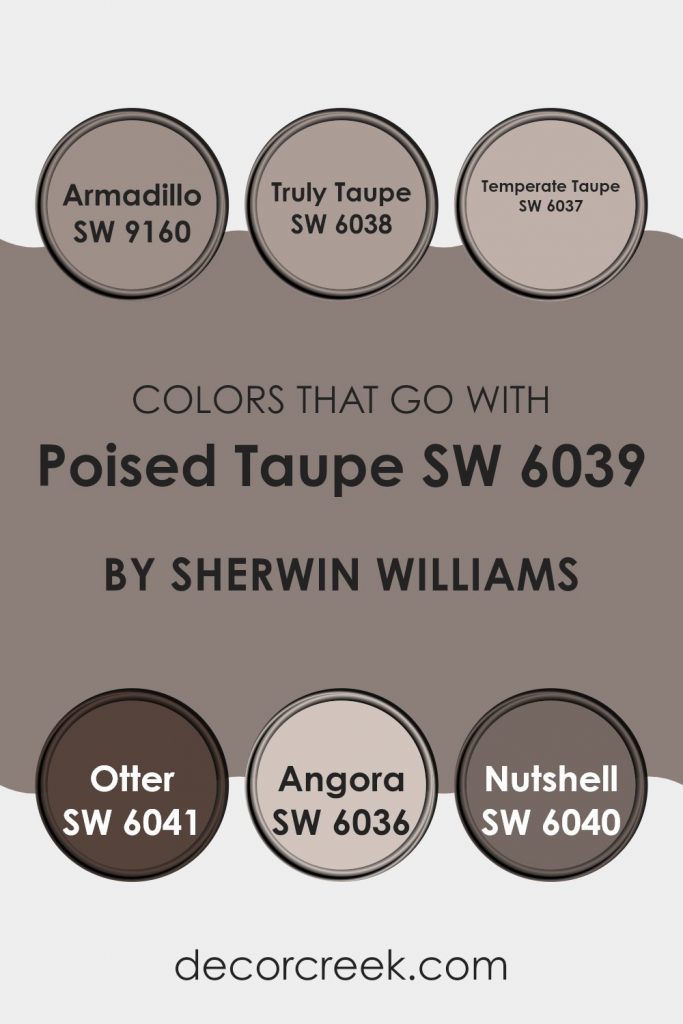 Poised Taupe SW 6039 Paint Color by Sherwin Williams - DecorCreek