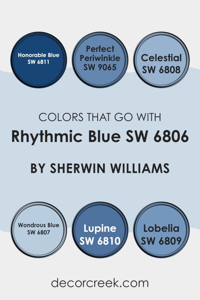 Rhythmic Blue SW 6806 Paint Color by Sherwin Williams - DecorCreek