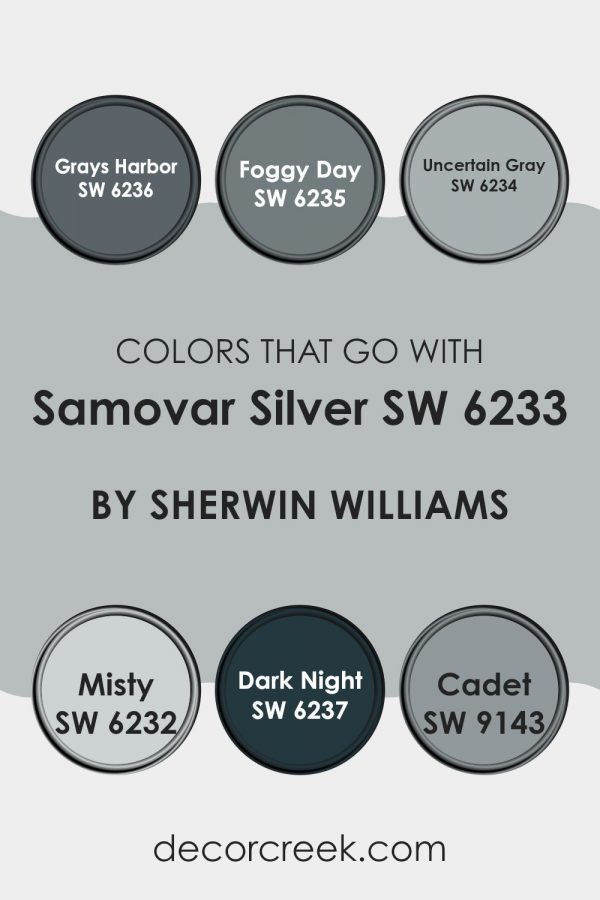 Samovar Silver SW 6233 Paint Color by Sherwin Williams - DecorCreek