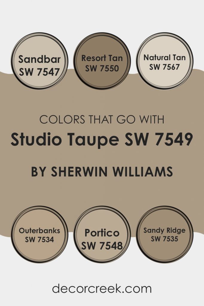 Studio Taupe SW 7549 Paint Color by Sherwin Williams - DecorCreek