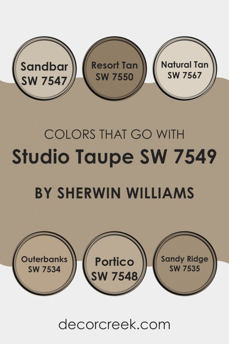 Studio Taupe SW 7549 Paint Color by Sherwin Williams - DecorCreek