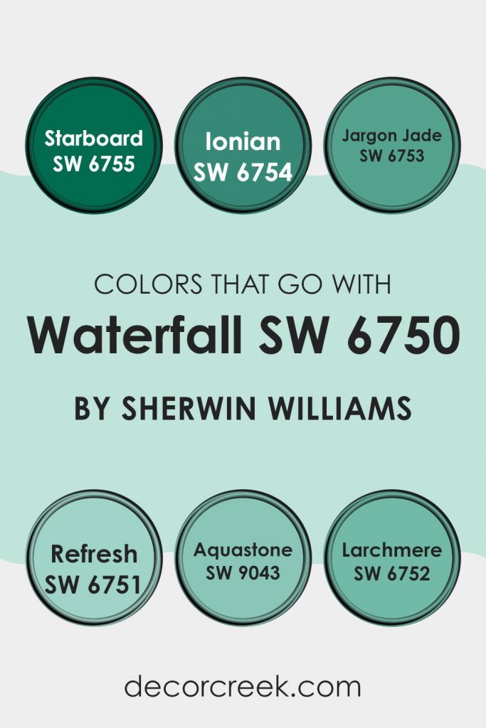 Waterfall SW 6750 Paint Color by Sherwin Williams - DecorCreek