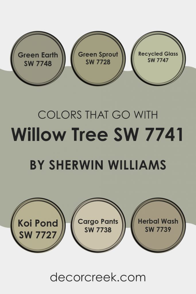 Willow Tree SW 7741 Paint Color by Sherwin Williams - DecorCreek