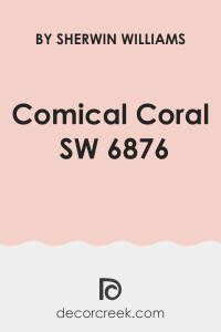 Comical Coral SW 6876 Paint Color by Sherwin Williams - DecorCreek