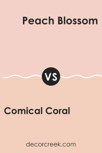 Comical Coral SW 6876 Paint Color by Sherwin Williams - DecorCreek