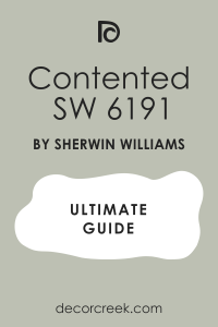 Contented SW 6191 Paint Color by Sherwin Williams - DecorCreek