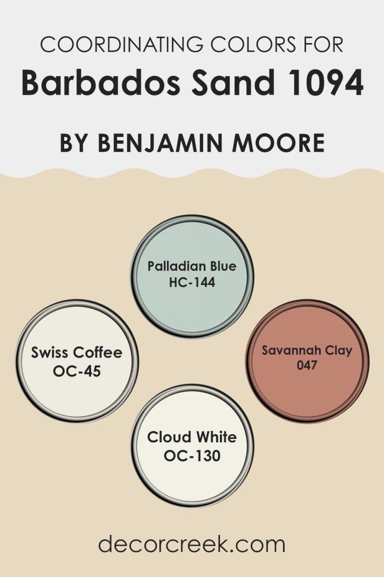 Barbados Sand 1094 Paint Color by Benjamin Moore - DecorCreek