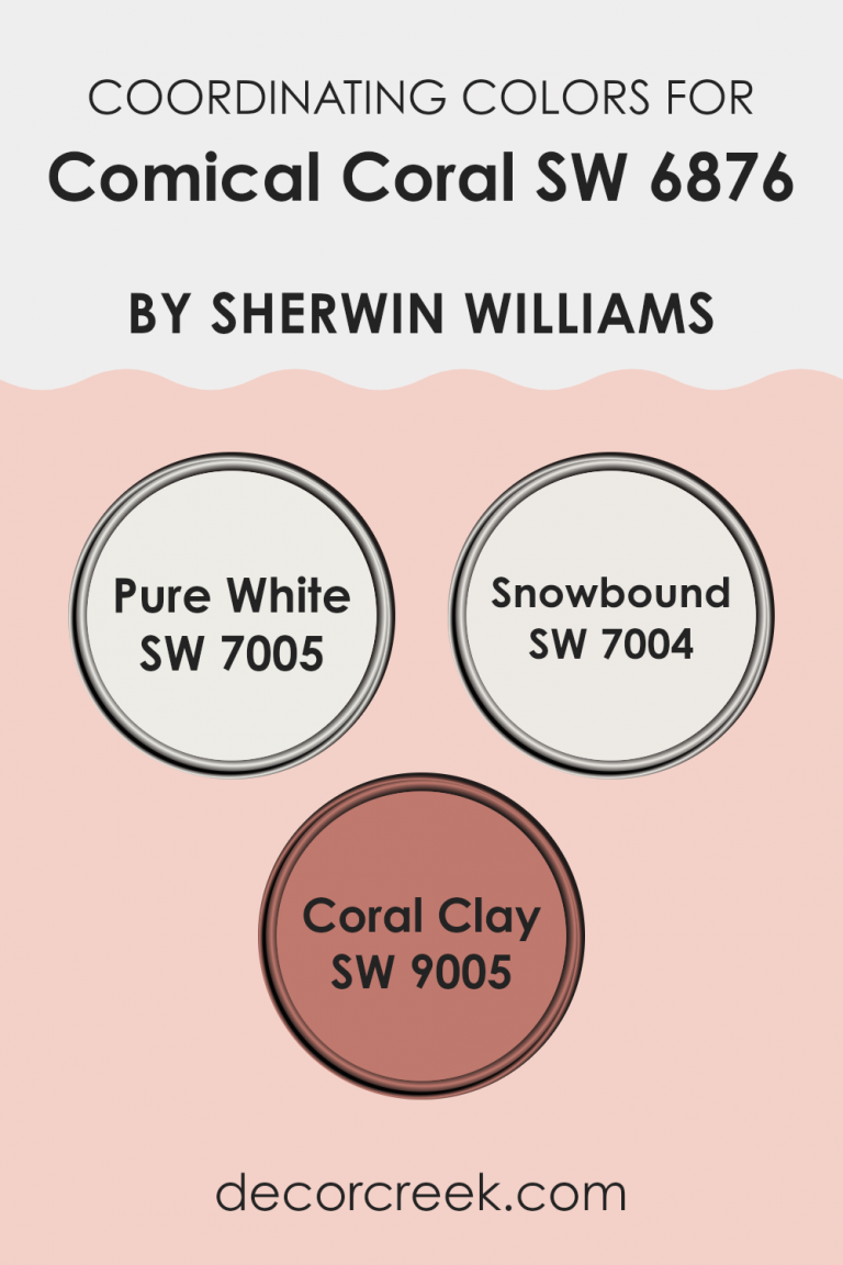 Comical Coral SW 6876 Paint Color by Sherwin Williams - DecorCreek
