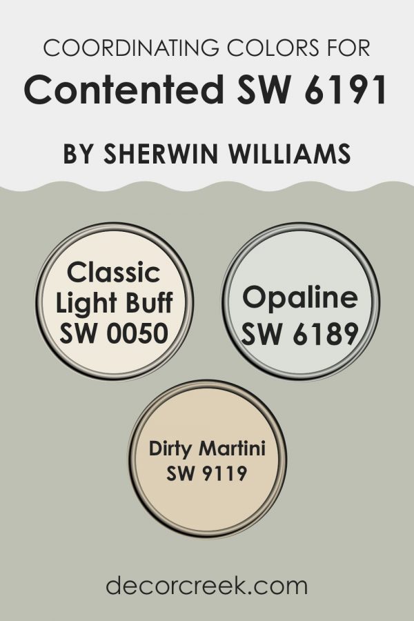Contented SW 6191 Paint Color by Sherwin Williams - DecorCreek