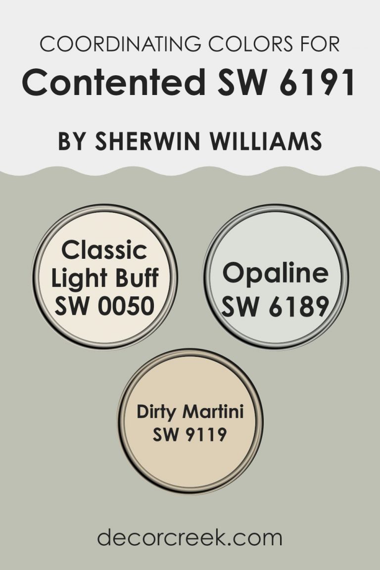 Contented SW 6191 Paint Color by Sherwin Williams - DecorCreek