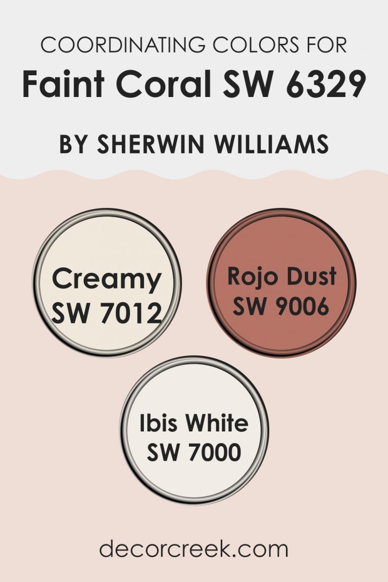Faint Coral SW 6329 Paint Color by Sherwin Williams - DecorCreek
