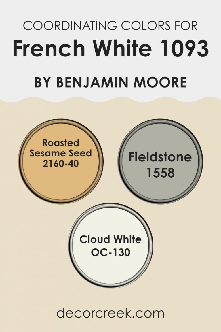 French White 1093 Paint Color by Benjamin Moore - DecorCreek