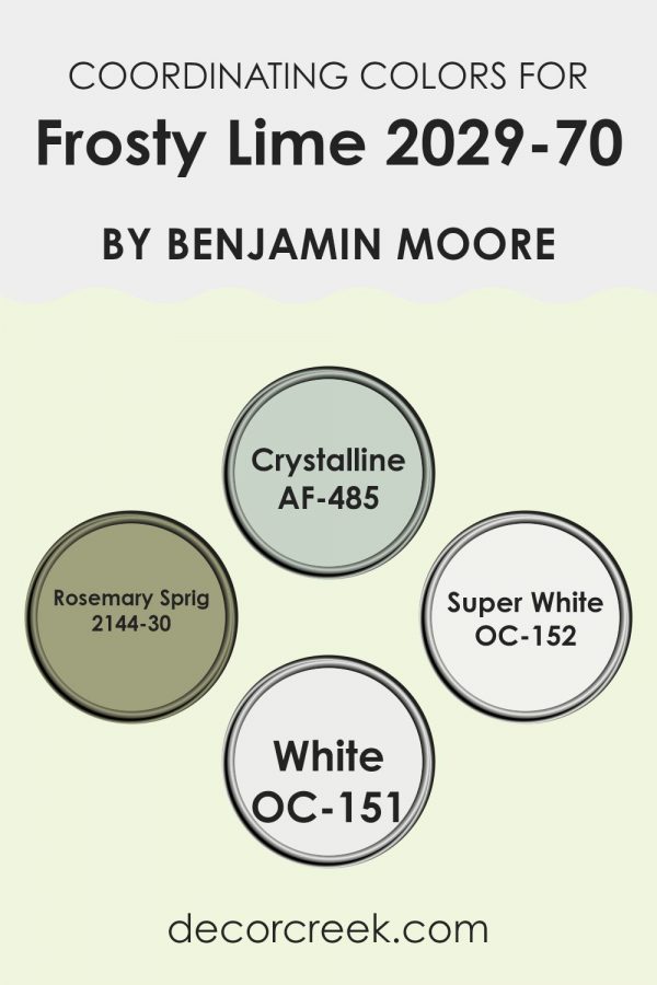 Frosty Lime 2029-70 Paint Color by Benjamin Moore - DecorCreek