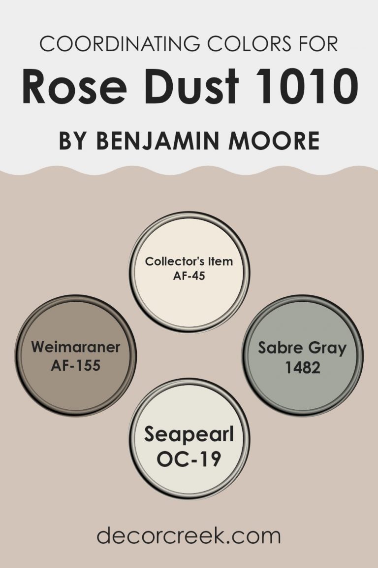 Rose Dust 1010 Paint Color by Benjamin Moore - DecorCreek
