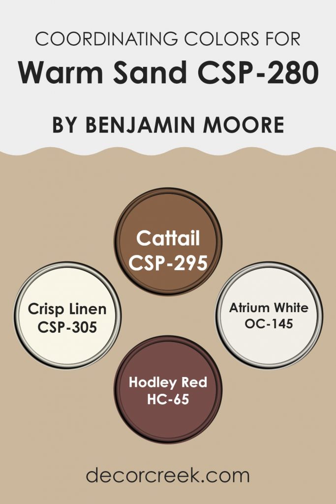 Warm Sand CSP-280 Paint Color by Benjamin Moore - DecorCreek