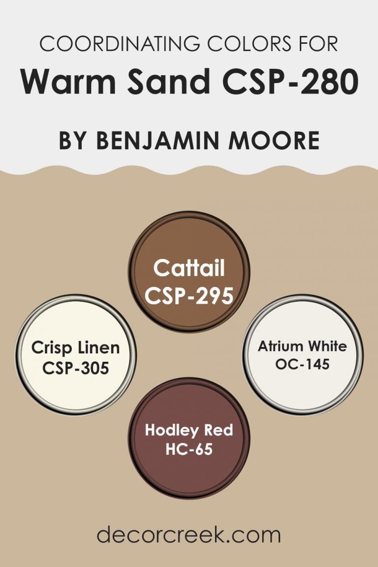 Warm Sand CSP-280 Paint Color by Benjamin Moore - DecorCreek