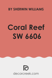 Coral Reef SW 6606 Paint Color by Sherwin Williams - DecorCreek