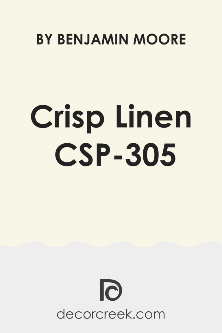 Crisp Linen CSP-305 Paint Color by Benjamin Moore - DecorCreek