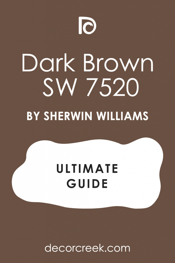 Dark Brown SW 7520 Paint Color by Sherwin Williams - DecorCreek