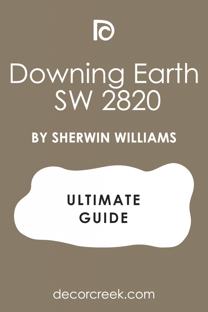 Downing Earth SW 2820 Paint Color by Sherwin Williams - DecorCreek