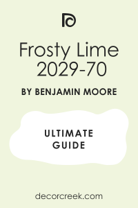 Frosty Lime 2029-70 Paint Color by Benjamin Moore - DecorCreek